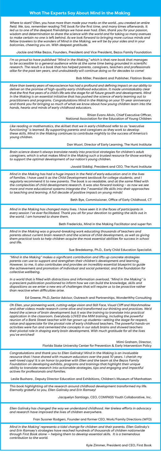 Mind in the Making: 10 Years of Keeping the Fire Burning in Children’s ...